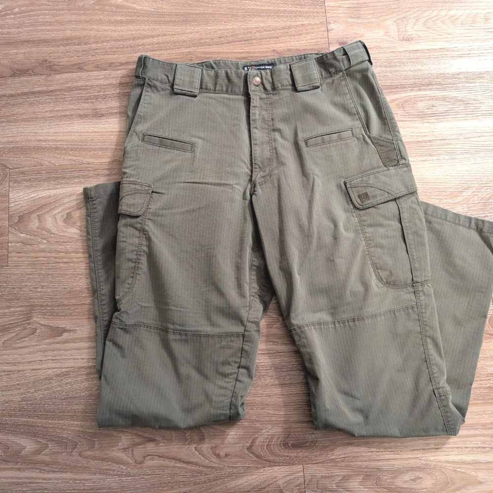 5.11 Tactical Green Cargo Pants Double Knee Military … - Gem